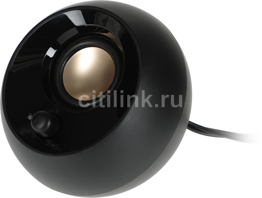 Колонки Creative Pebble MF1680, 2.0, черный - купить в Ситилинк | 1021404