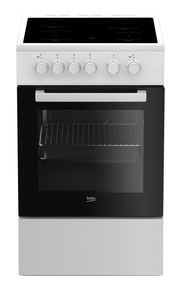 Электрическая плита Beko FSS57000GW, стеклокерамика, белый – купить в ...