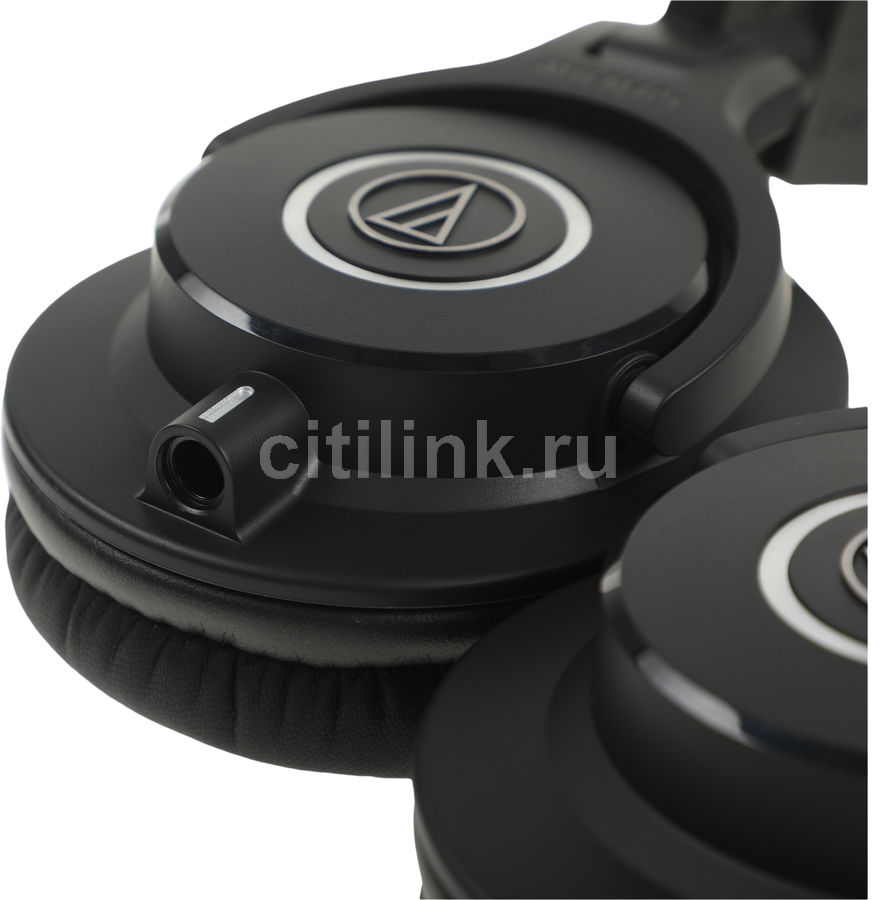 Наушники Audio-Technica ATH-M40X, 3.5 мм, черный - купить в Ситилинк ...