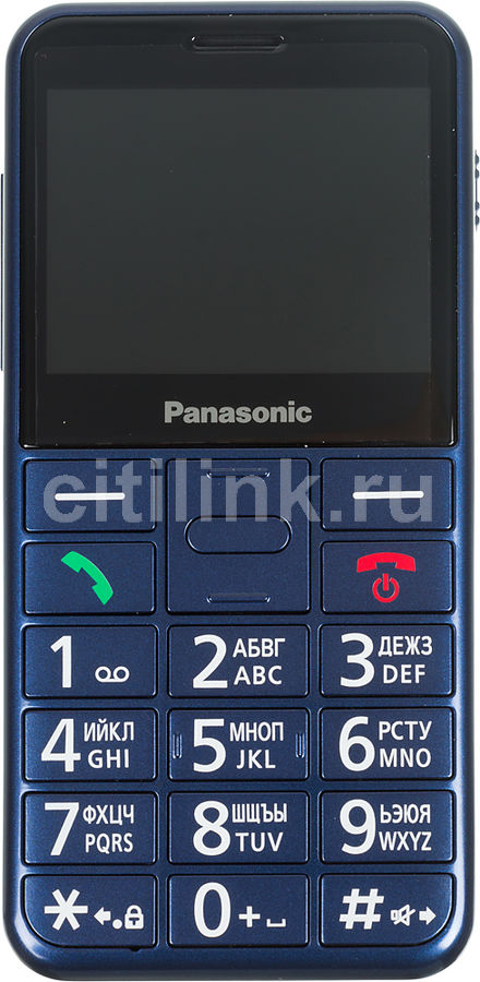 Характеристики Сотовый телефон Panasonic TU150, синий(Б/У) (M00220414 ...