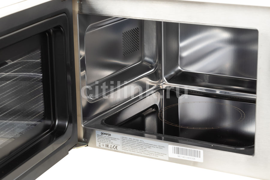 Микроволновая печь Gorenje BM235CLI, встраиваемая, 23л, 800Вт, слоновая ...