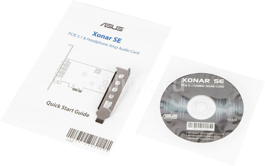 Звуковая карта PCI-E ASUS Xonar SE - купить в Ситилинк | 1100762