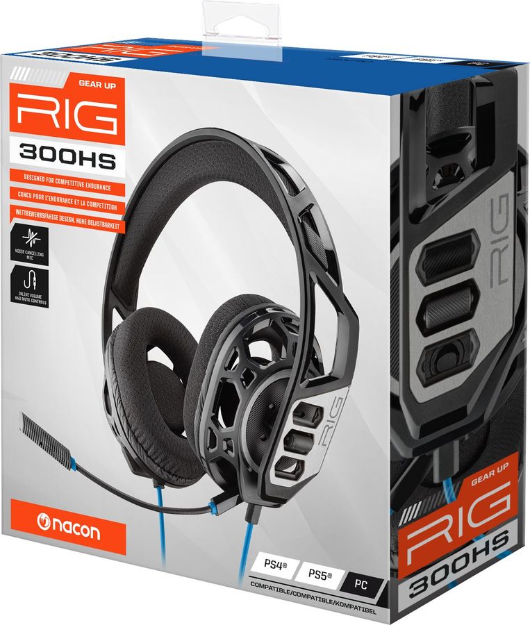 Характеристики Гарнитура игровая Plantronics Nacon RIG 300 HS, для ...