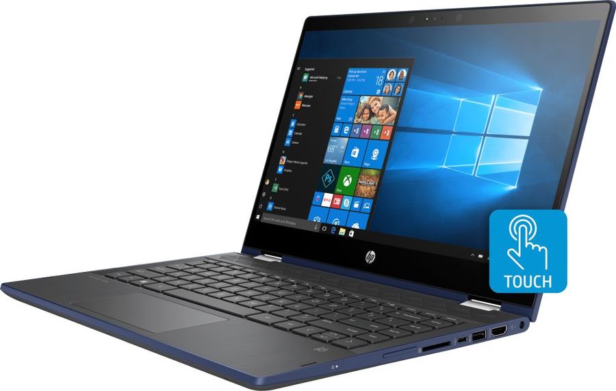 Характеристики Ноутбук-трансформер HP Pavilion x360 14-cd1015ur, 14 ...