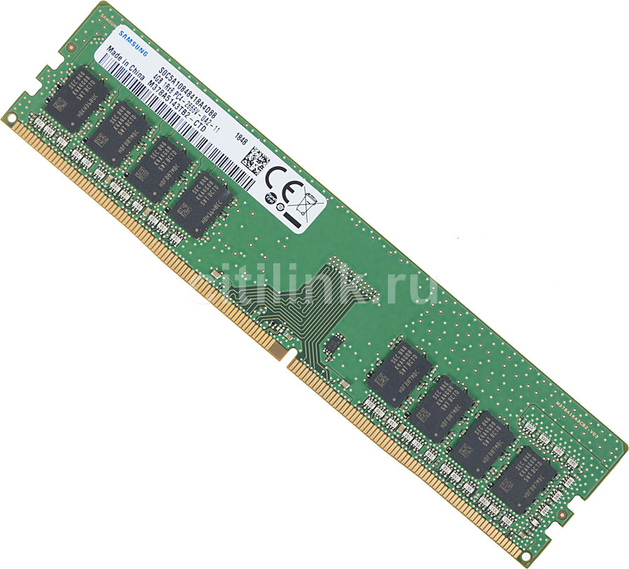 Характеристики Модуль памяти Samsung M378A5143TB2-CTD DDR4 - 4ГБ 2666 ...