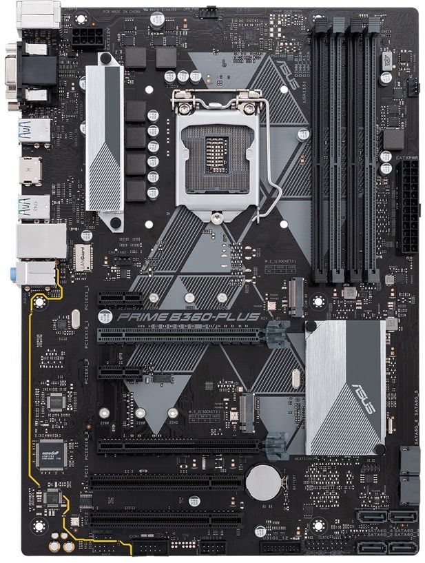 Характеристики Материнская плата ASUS PRIME B360-PLUS/CSM, LGA 1151v2 ...