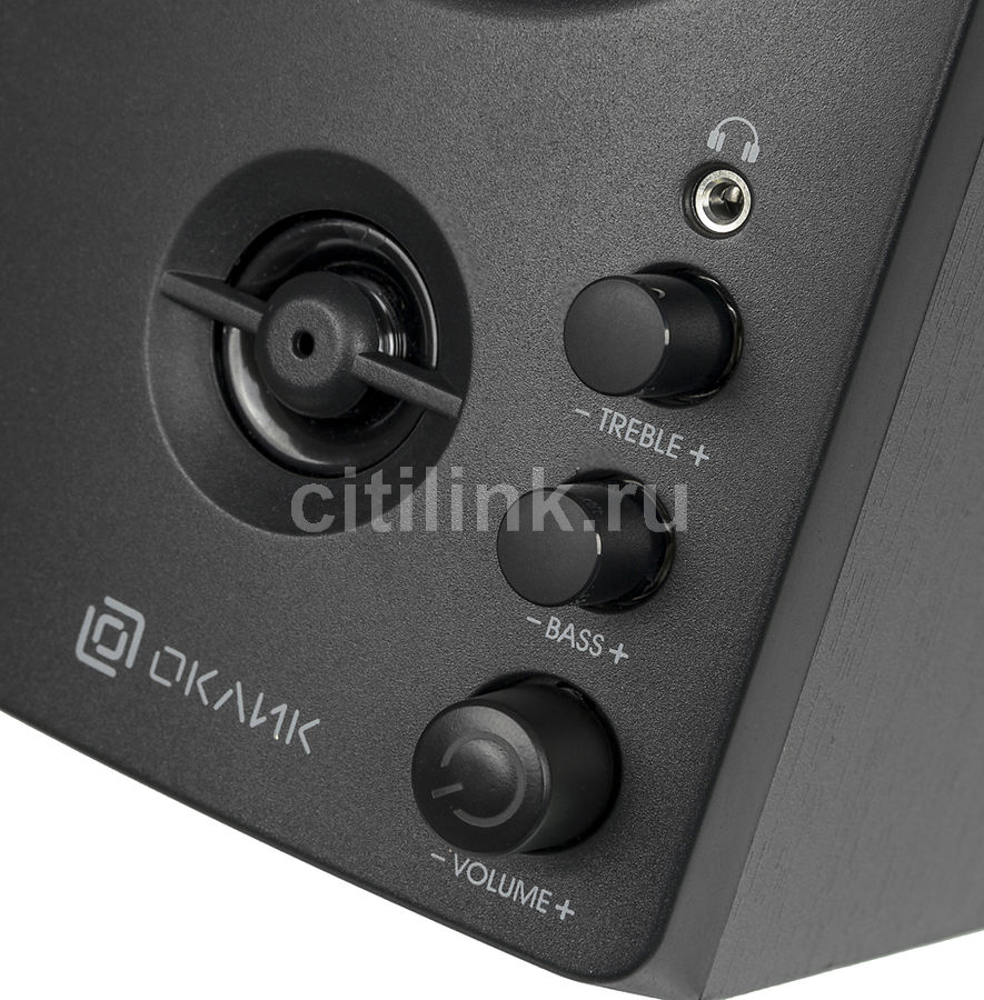 Купить Наушники для колонки Oklick OK-164, 2.0, черный в интернет ...