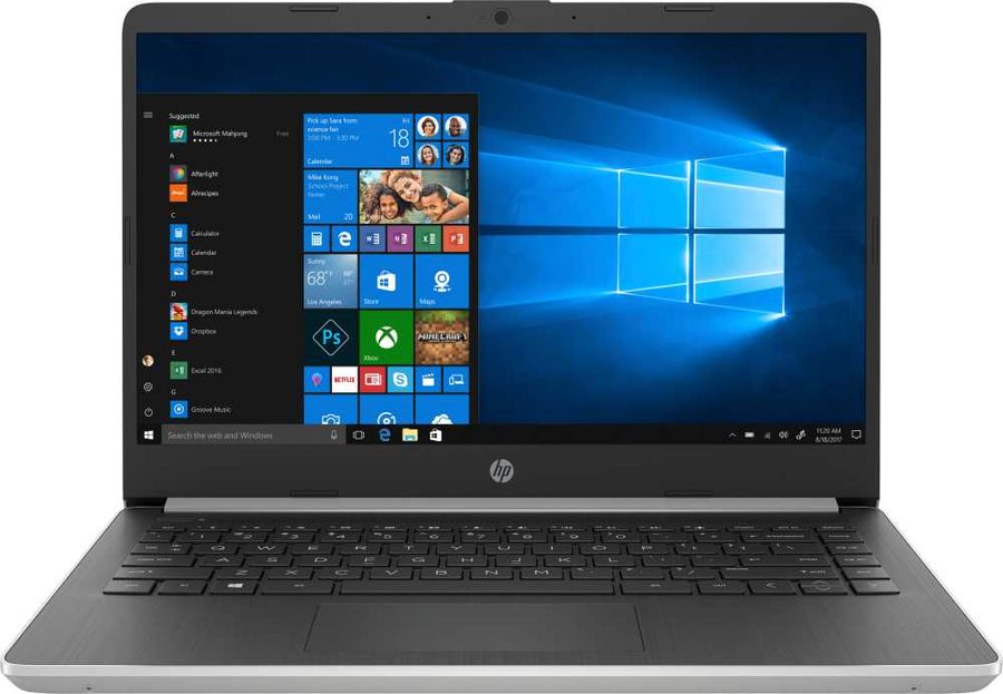 Ноутбук HP 14s-dq0007ur, 14", Intel Core i7 8565U, 4-ядерный, 8ГБ DDR4 ...