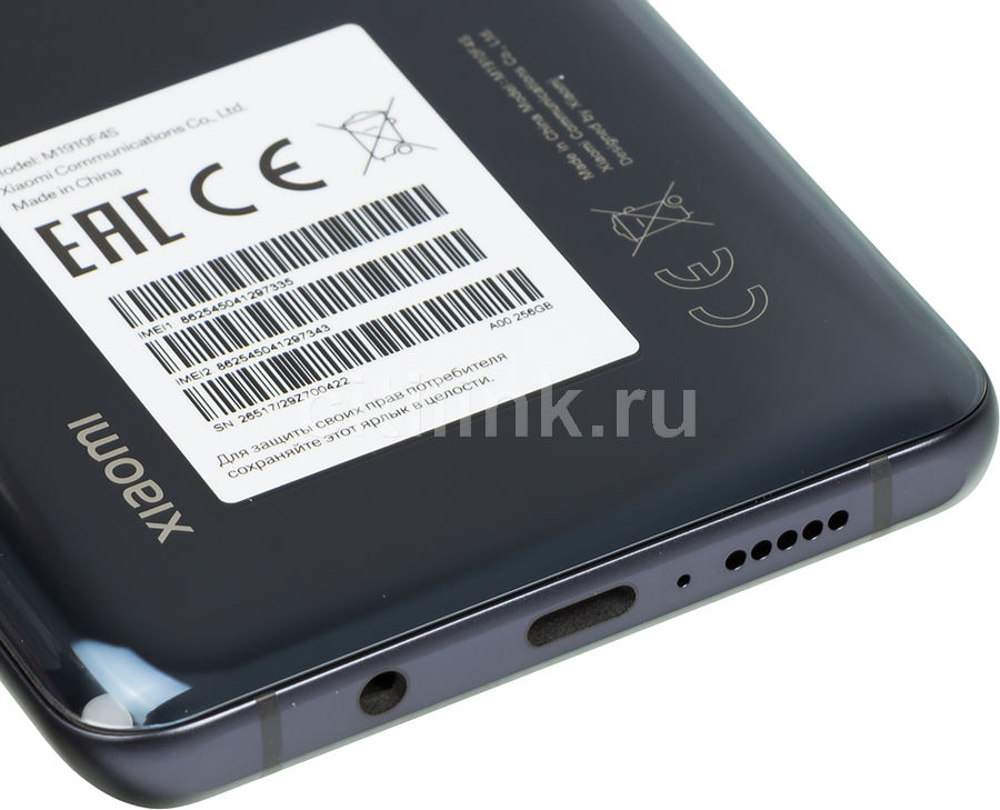 Характеристики Смартфон Xiaomi Mi Note 10 Pro 256Gb, черный (1200372 ...