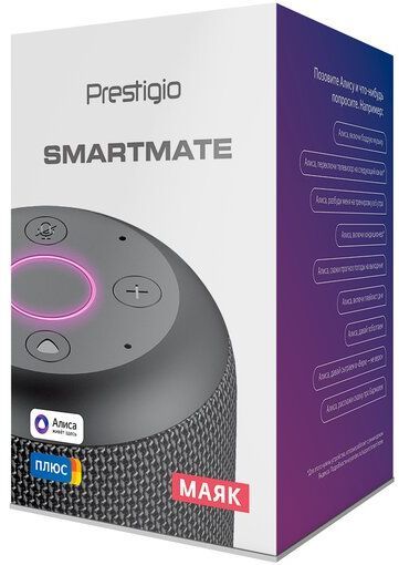 Услуги на умная колонка Prestigio PSS101YBK, 6Вт, с голосовым ...