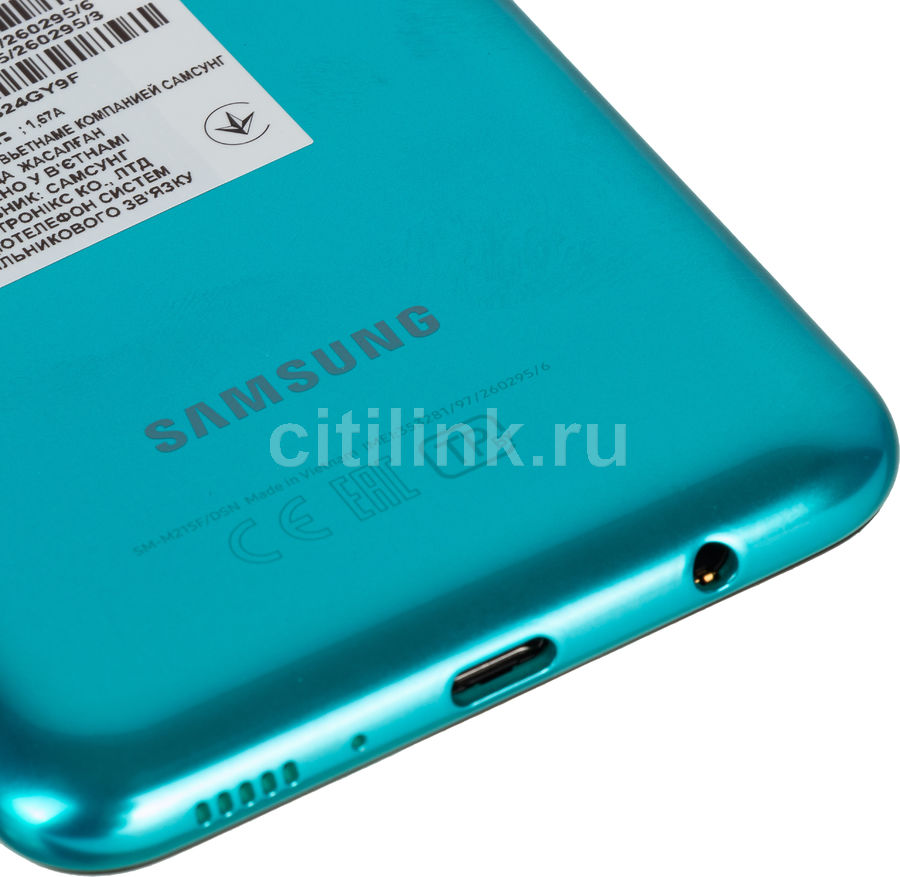 Обзор товара смартфон Samsung Galaxy M21 64Gb, SM-M215F, бирюзовый ...