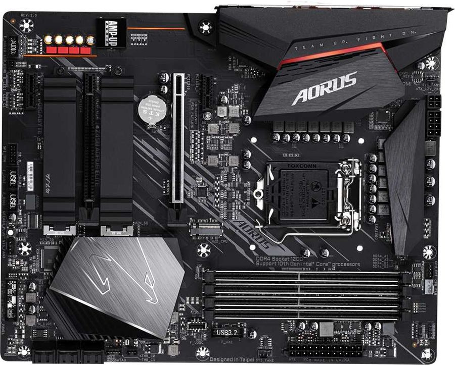 Характеристики Материнская плата GIGABYTE Z490 AORUS ELITE, LGA 1200 ...