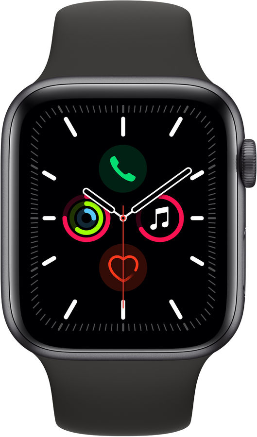 Характеристики Смарт-часы Apple Watch Series 5 44мм, серый космос ...