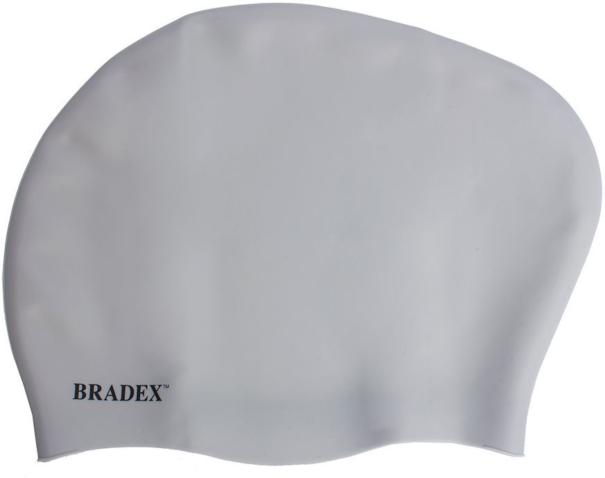 Шапочка для плавания Bradex SF 0365 силикон серый - купить в Ситилинк | 1383944