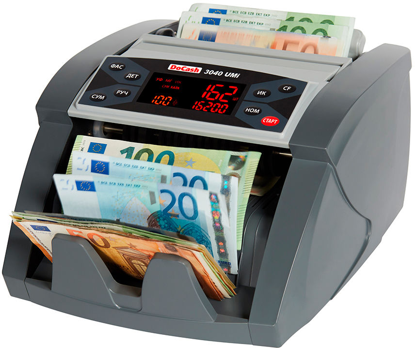 Счетчик банкнот DoCash 3040 Umi рубли - купить в Ситилинк | 1391764