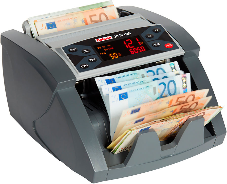 Счетчик банкнот DoCash 3040 Umi рубли - купить в Ситилинк | 1391764