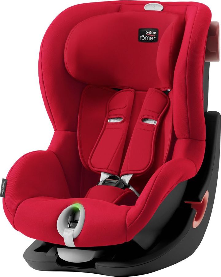 Автокресло детское BRITAX ROEMER King II LS Black Series, красный, 1 ...