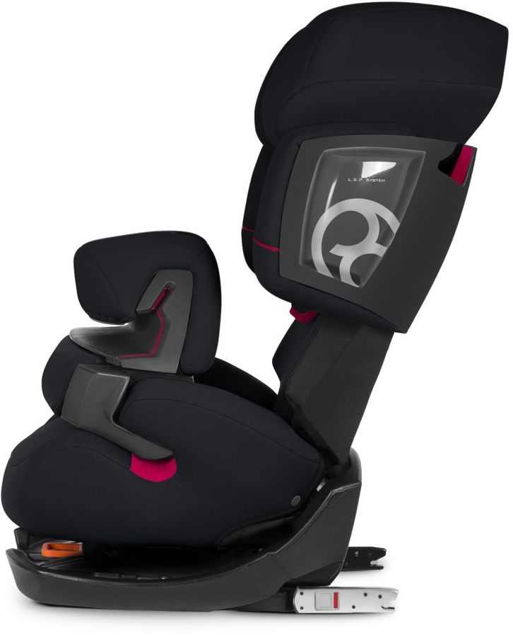 Автокресло детское CYBEX Pallas 2-Fix, victory black, черный, 1/2/3 ...