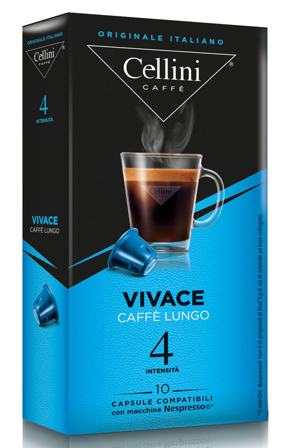 Характеристики Кофе в капсулах CELLINI Vivace Caffe Lungo, капсулы ...