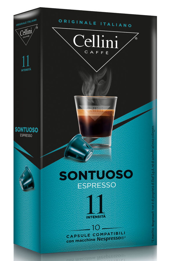 Характеристики Кофе в капсулах CELLINI Sontuoso Espresso, капсулы ...
