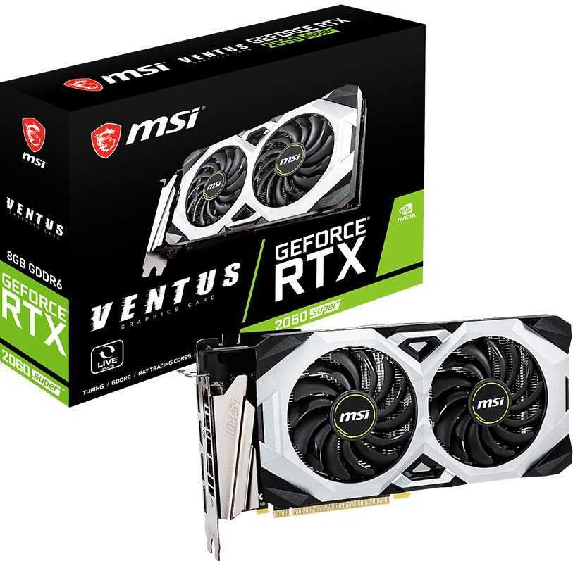Характеристики Видеокарта MSI NVIDIA GeForce RTX 2060SUPER, RTX 2060 ...