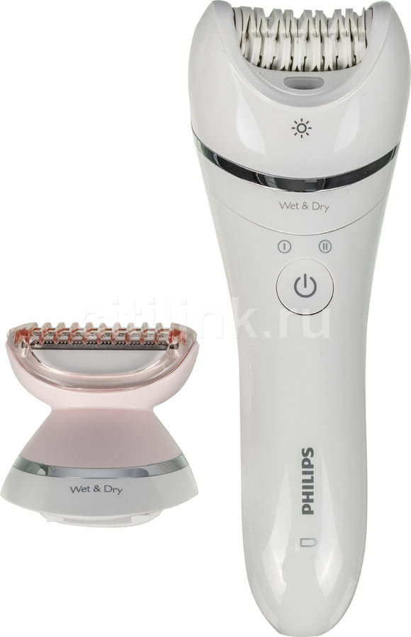 Эпилятор Philips BRE710/00 белый - купить в Ситилинк | 1416099