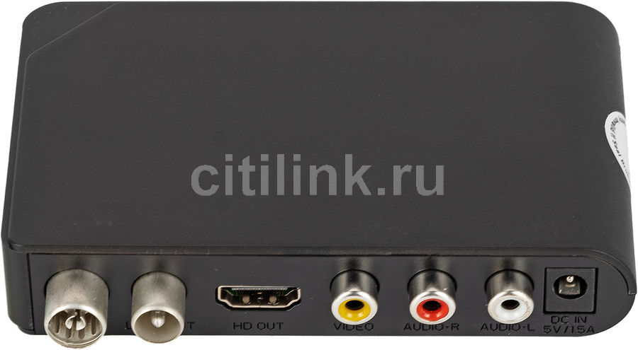 Ресивер DVB-T2 BBK SMP027HDT2, черный - купить в Ситилинк | 1421312