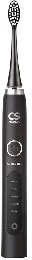 Электрическая зубная щетка CS MEDICA CS-333-BK насадки для щётки: 1шт ...
