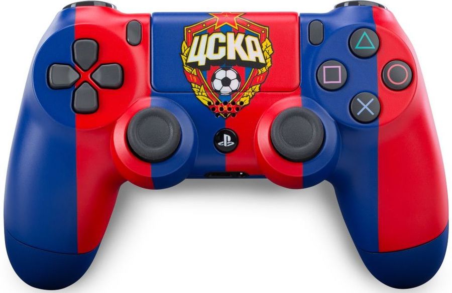 Геймпад беспроводной Rainbo Dualshock 4 ЦСКА «Красно-синий» для ...
