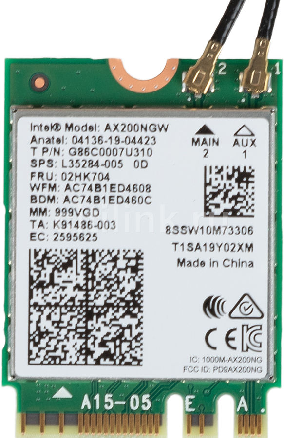 Адаптер Intel Original (AX200.NGWG.DTK 999VGD) AX200.NGWG.DTK - купить ...