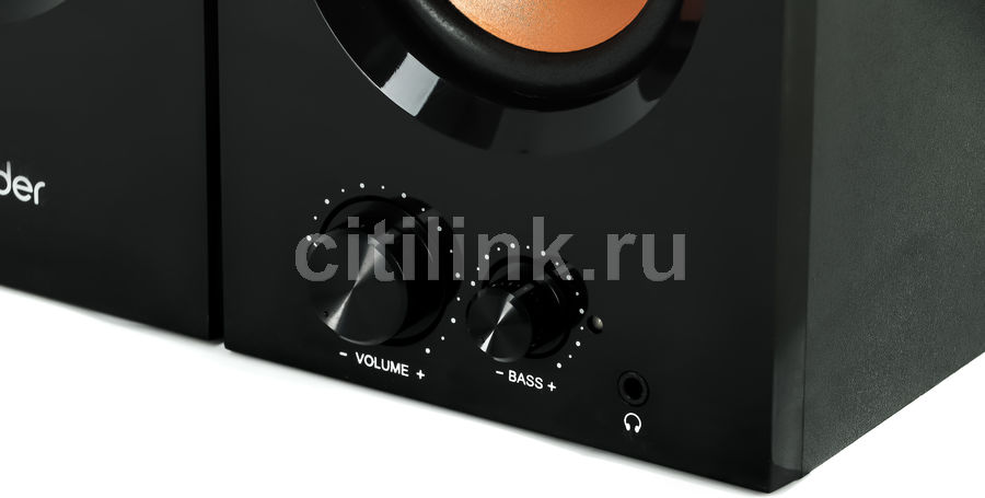 Колонки Defender Aurora S20, 2.0, черный - купить в Ситилинк | 1460800