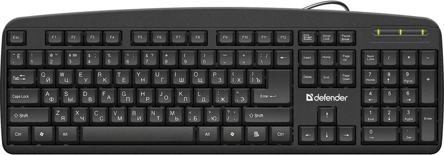 Купить Офисная эргономика для клавиатура Defender Office HB-910, черный ...