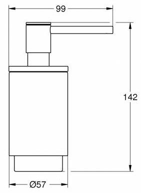 Дозатор для мыла GROHE Selection 0.160л - купить в Ситилинк | 1513865