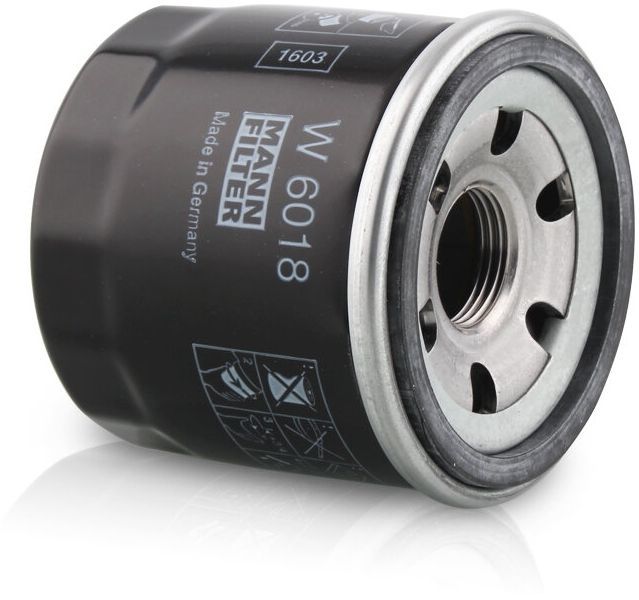 Характеристики Фильтр масляный MANN-FILTER W 6018 (1516382) смотреть в ...