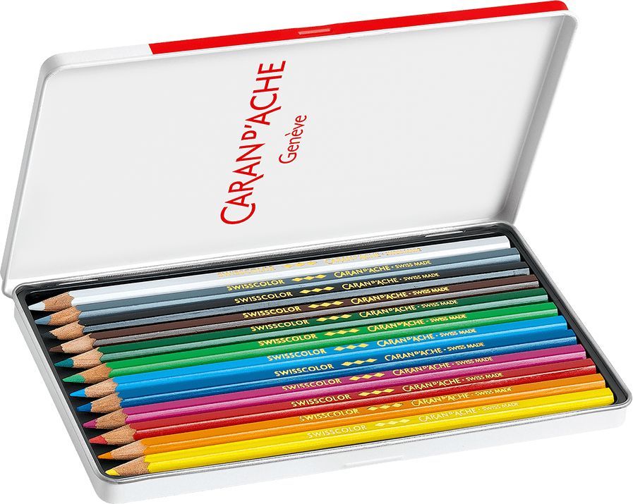 Карандаши цветные Carandache Swisscolor 1284.712 1284.712, шестигранный ...