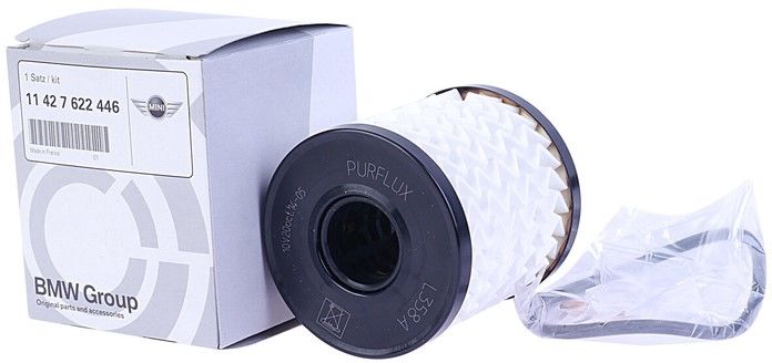 Характеристики Фильтр масляный BMW 11 42 7 622 446 (1519666) смотреть в ...
