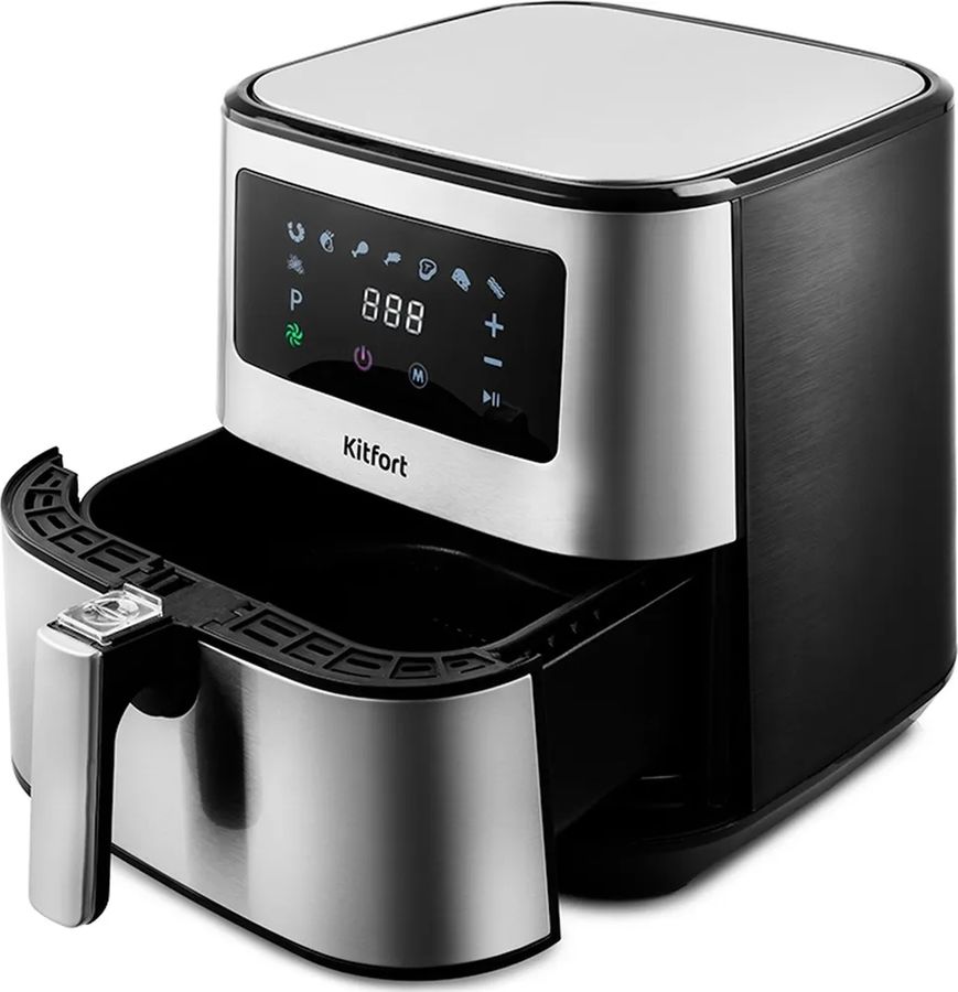 Аэрогриль KitFort KT-2228, серебристый - купить в Ситилинк | 1548901