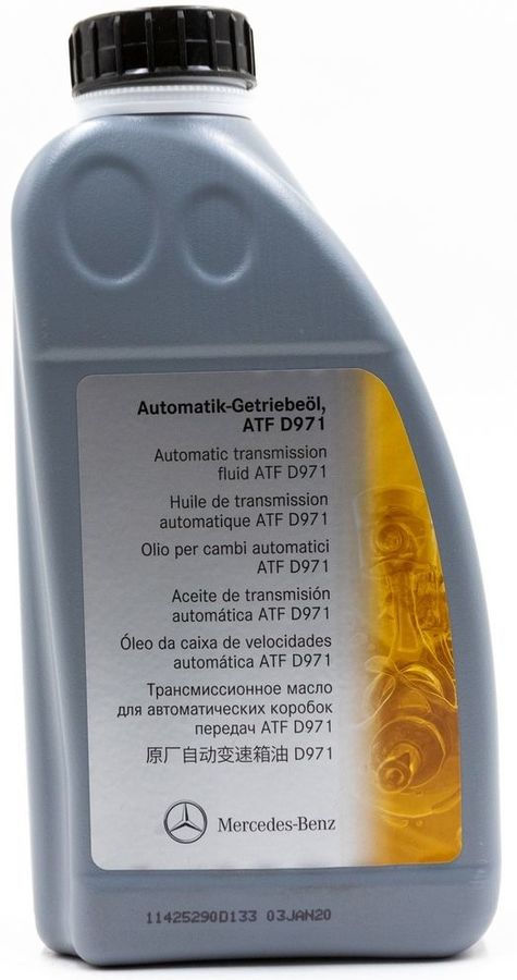 Характеристики Масло трансмиссионное синтетическое MERCEDES-BENZ ATF ...
