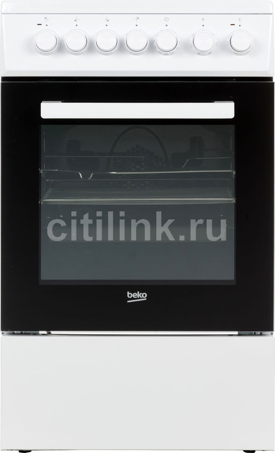 Характеристики Электрическая плита Beko FSE57W, стеклокерамика, без ...