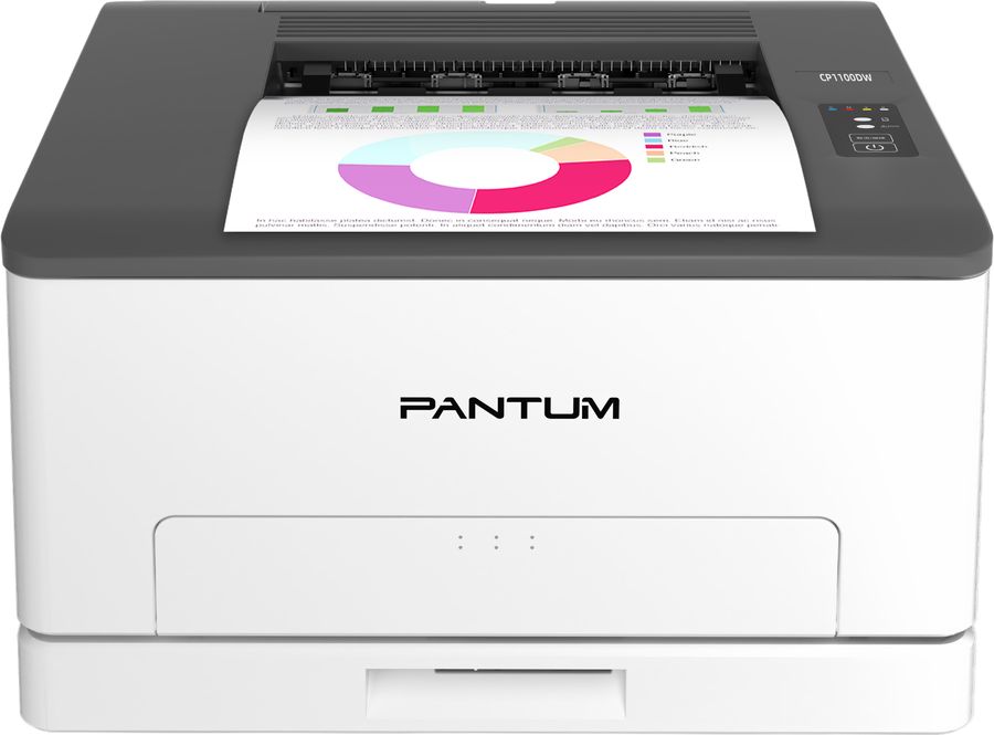 Принтер лазерный Pantum CP1100DW цветной, цвет белый - купить в ...