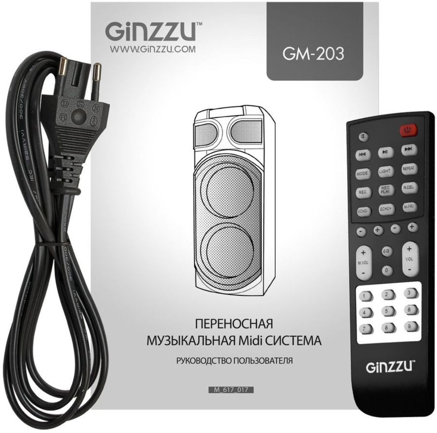 Характеристики Музыкальный центр Ginzzu GM-203 (1629409) смотреть в ...