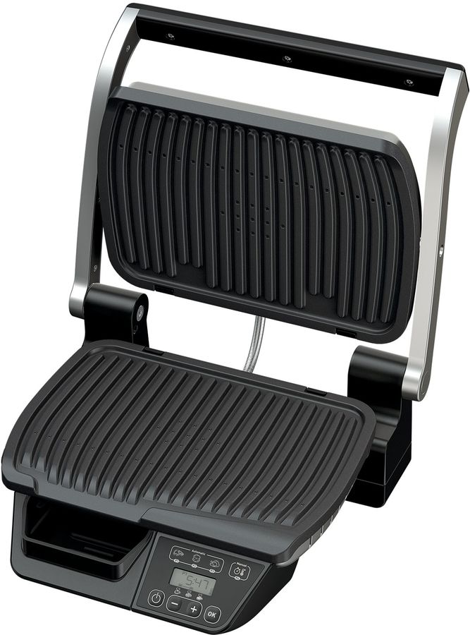 Электрогриль Tefal Optigrill GC740B30, серебристый и черный - купить в ...