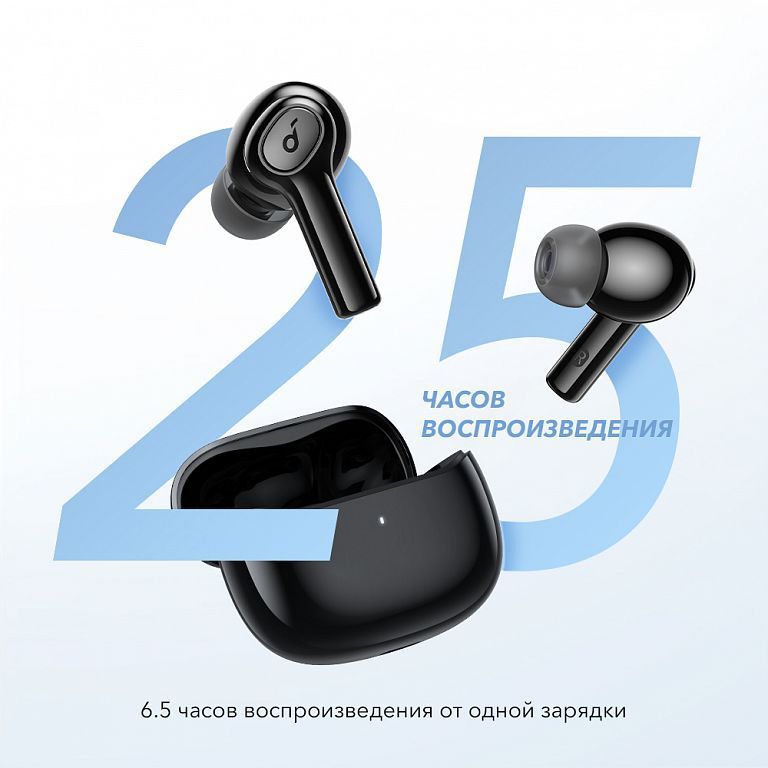 Наушники ANKER Soundcore Rise R100, Bluetooth, черный - купить в ...