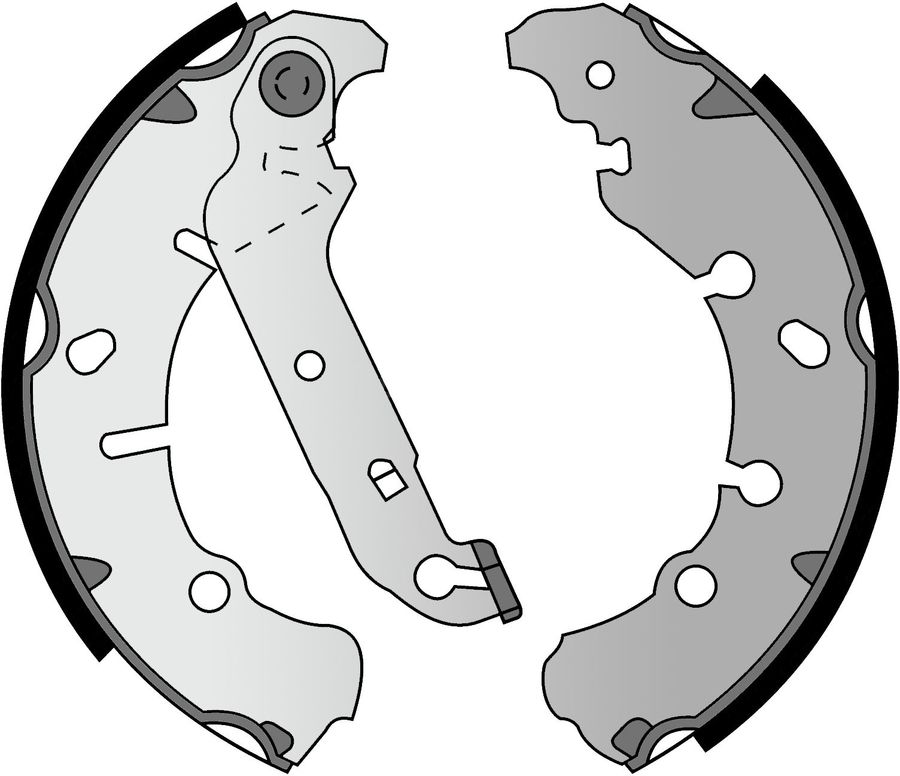 Характеристики Тормозные колодки PILENGA BS-T 1002, барабанные, задние ...