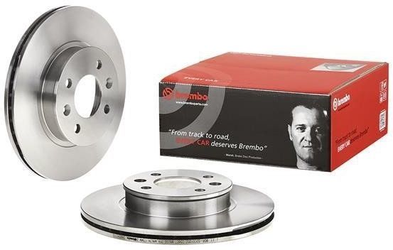 Характеристики Тормозной диск BREMBO 09.9541.10, передний (1664376 ...