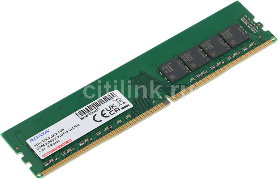 Оперативная память A-Data Premier AD4U320032G22-SGN DDR4 - 32ГБ ...