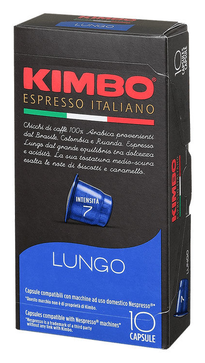 Характеристики Кофе в капсулах KIMBO NC Lungo, капсулы, совместимые с ...