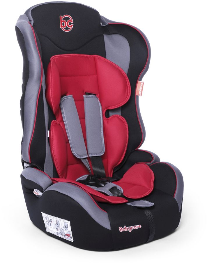 Автокресло детское BABYCARE Upiter Plus, Black/Red, черный, 1/2/3 ...