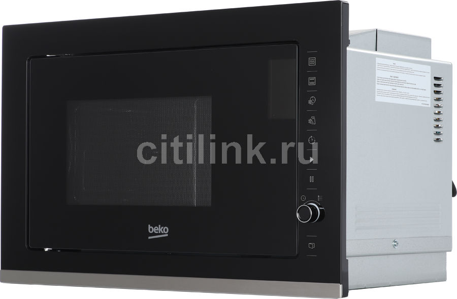 Микроволновая печь Beko BMGB 25333 X, встраиваемая, 25л, 900Вт, черный ...