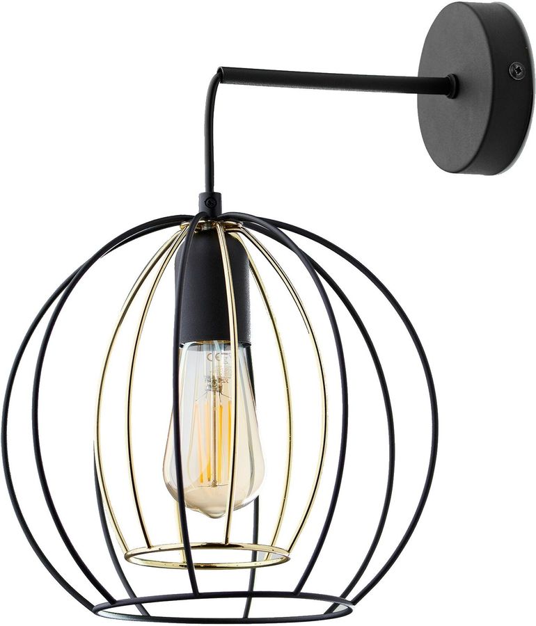 Характеристики Бра TK LIGHTING Jaula, 60Вт, черный [6596] (1769750) смотреть в СИТИЛИНК